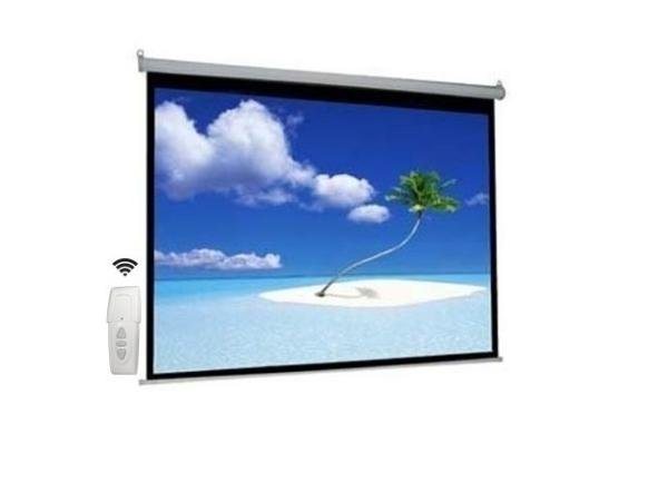 Anchor ANMR180HDD 180" Diagonal Motorised Projector Screen with Remote ...