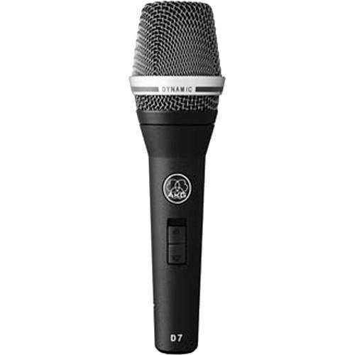 AKG D7 S Reference Handheld Dynamic Vocal Microphone with On/Off Switch ...