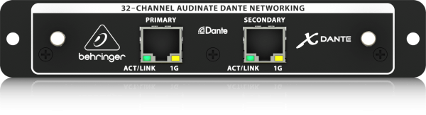 Behringer 32-Channel Audinate Dante Expansion Card for X32 - MACHINES ...